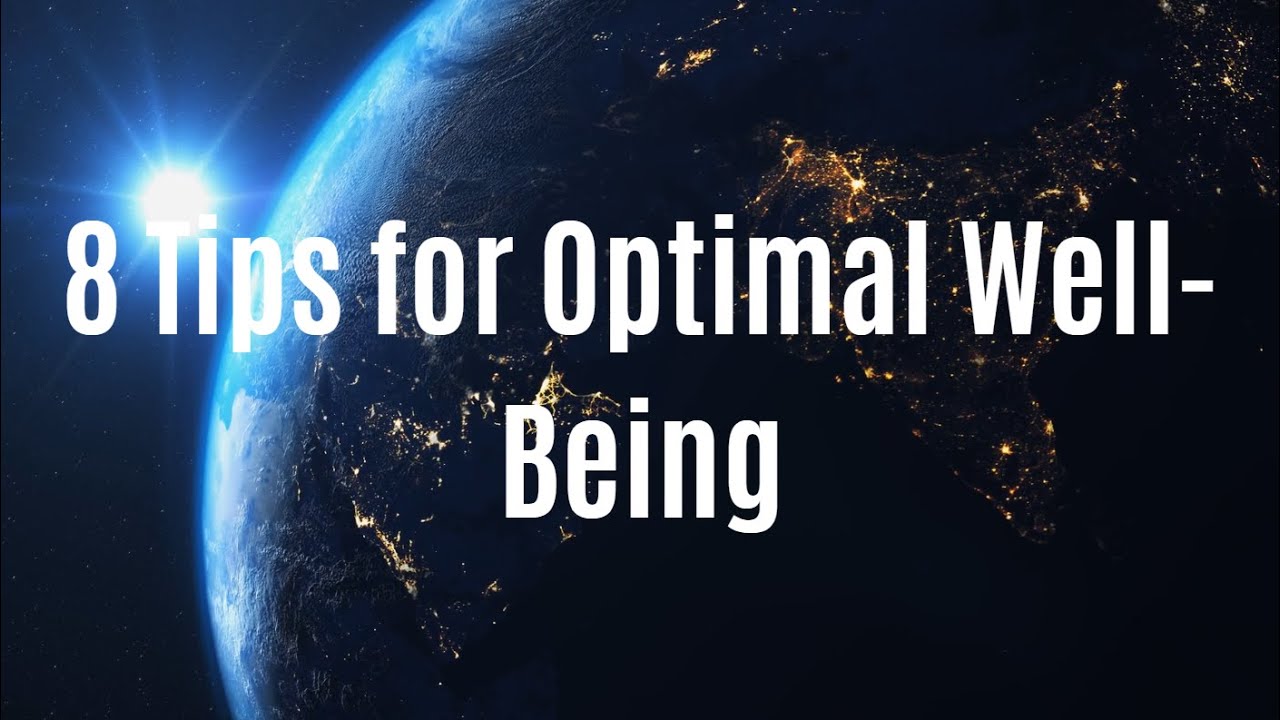 8 Tips for Well Being | Motivational Thoughts | #wellbeing # ...