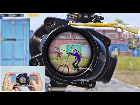 King Of Sniper🔥 iPhone 8 Plus PUBG MUNNO HANDCAM | 4 Finger + Full GYRO Pubg Mobile