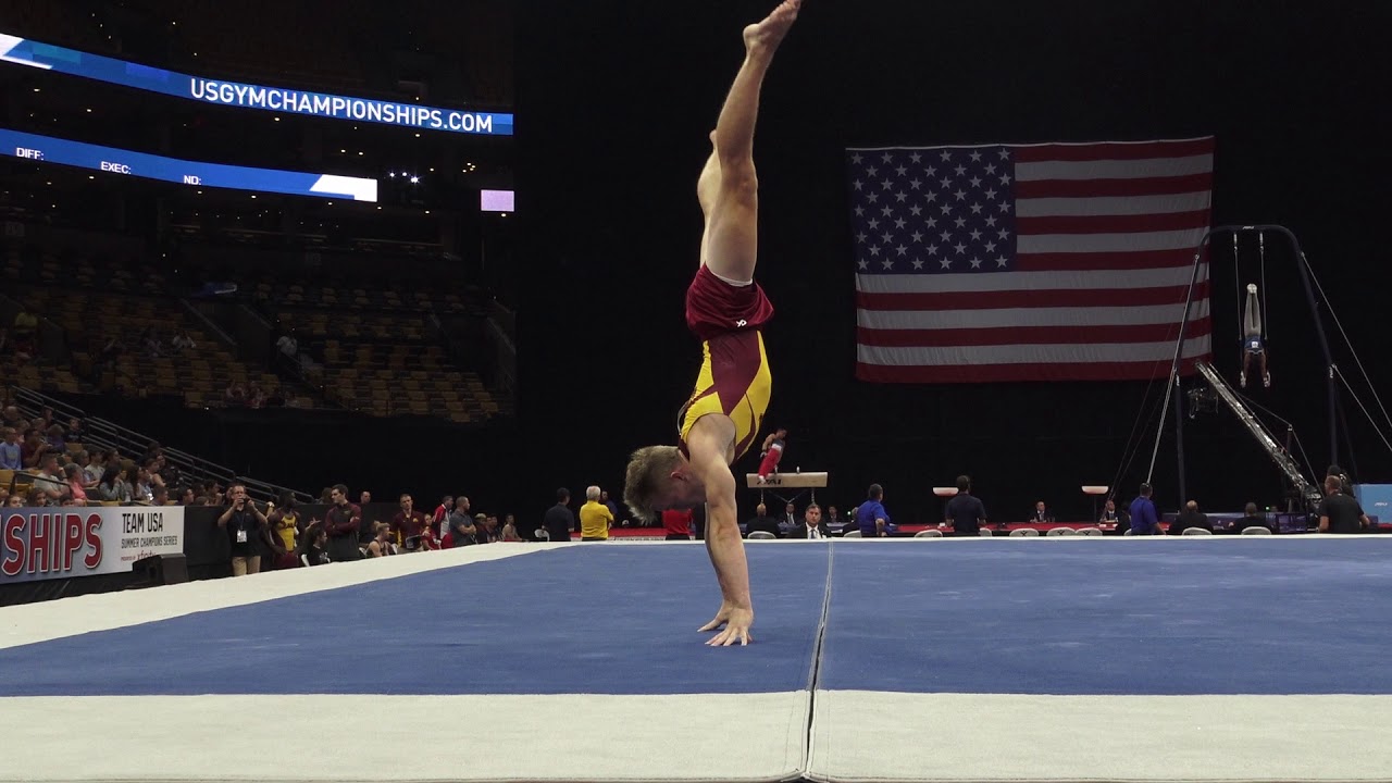 Shane Wiskus – Floor Exercise – 2018 U.S. Gymnastics Championships ...
