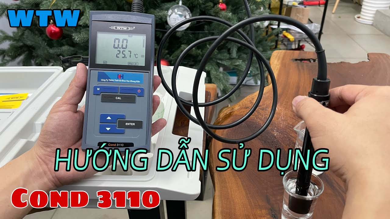Hướng dẫn sử dụng máy đo độ dẫn điện WTW COND 3110 - YouTube