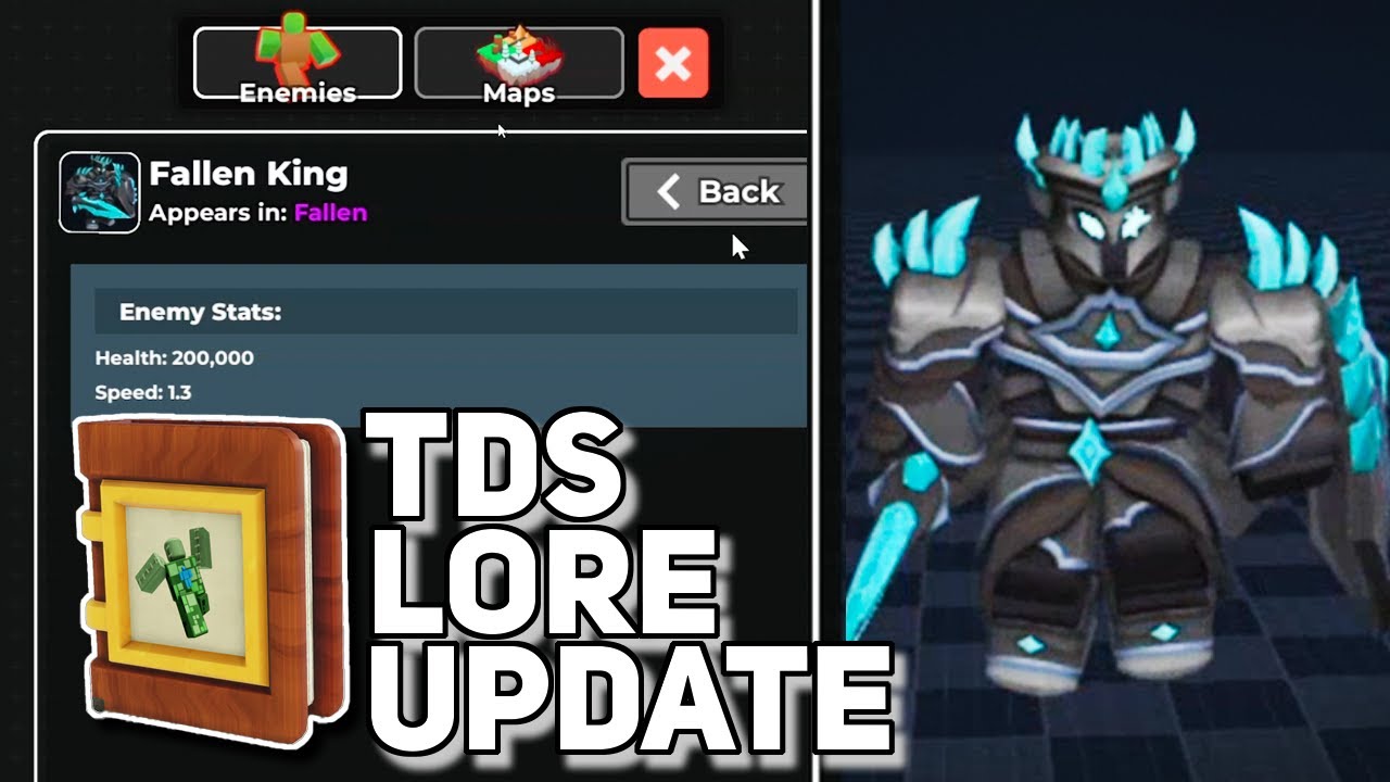 TDS Lore Update | Almanac & Stats Book Leak | Roblox TDS Admin Mode ...