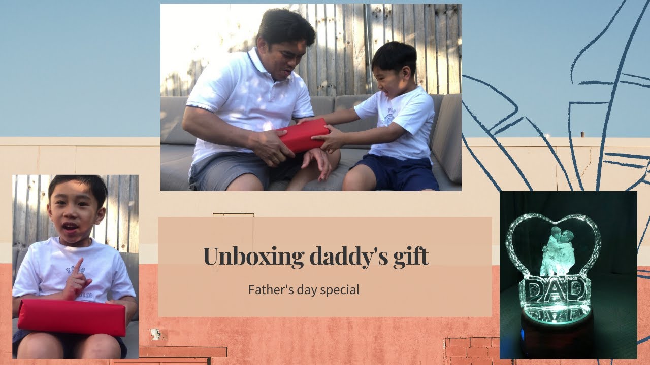 Unboxing daddy’s special father’s day present. - YouTube