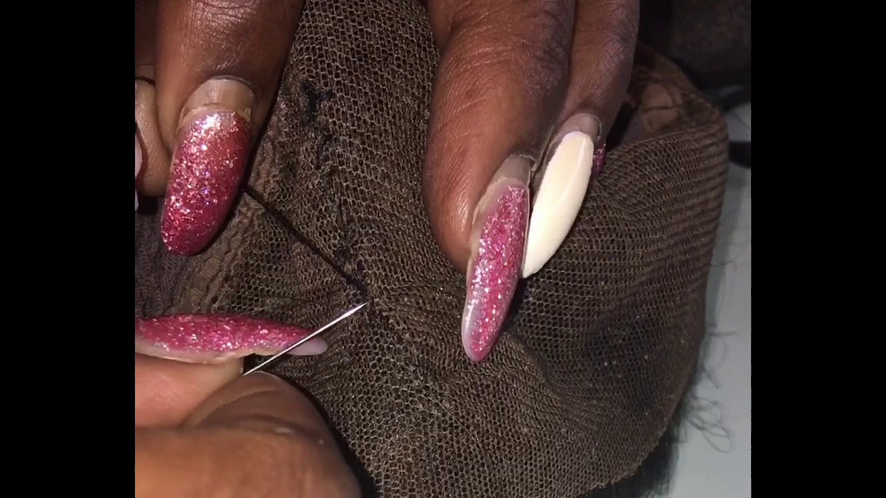 Fixing my torn lace wig - YouTube