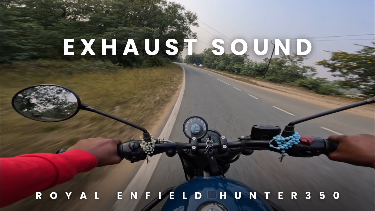 Royal Enfield Hunter350 || POV Pure Riding Sound || IEL Gomia || GoPro ...