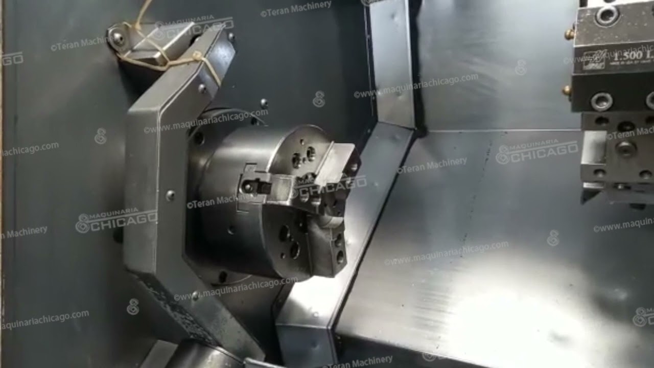 Torno CNC HAAS SL-20 | Maquinaria Chicago - YouTube