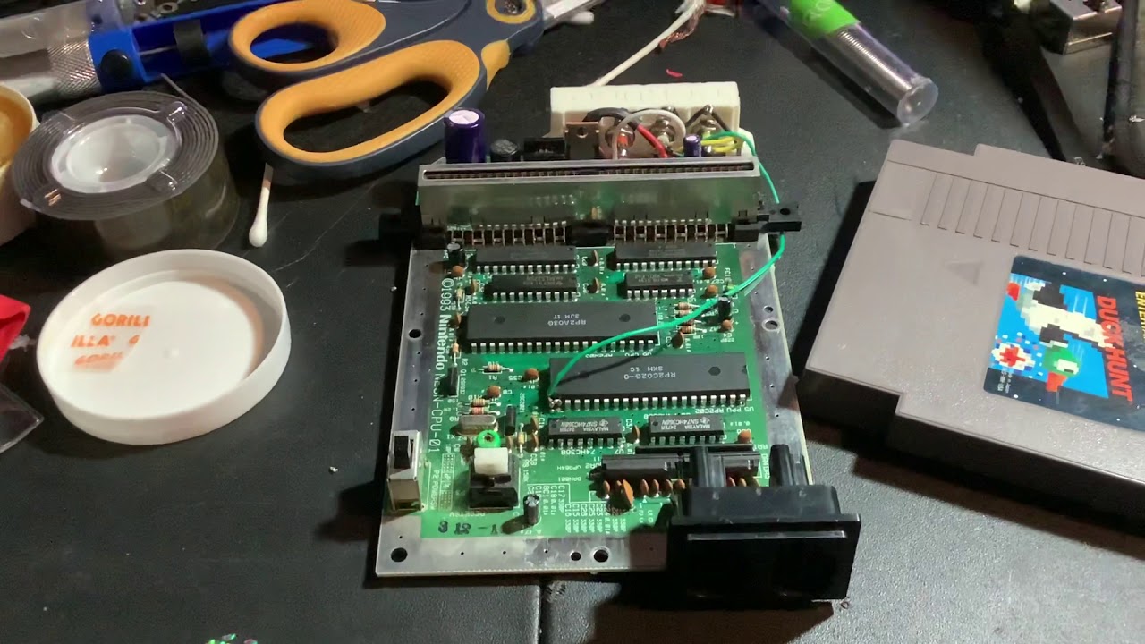 NES Top Loader (Model 101) AV/Composite Mod - YouTube