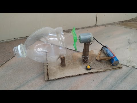 How To Make Fire Bubble // Science Project Mini motor gan - YouTube