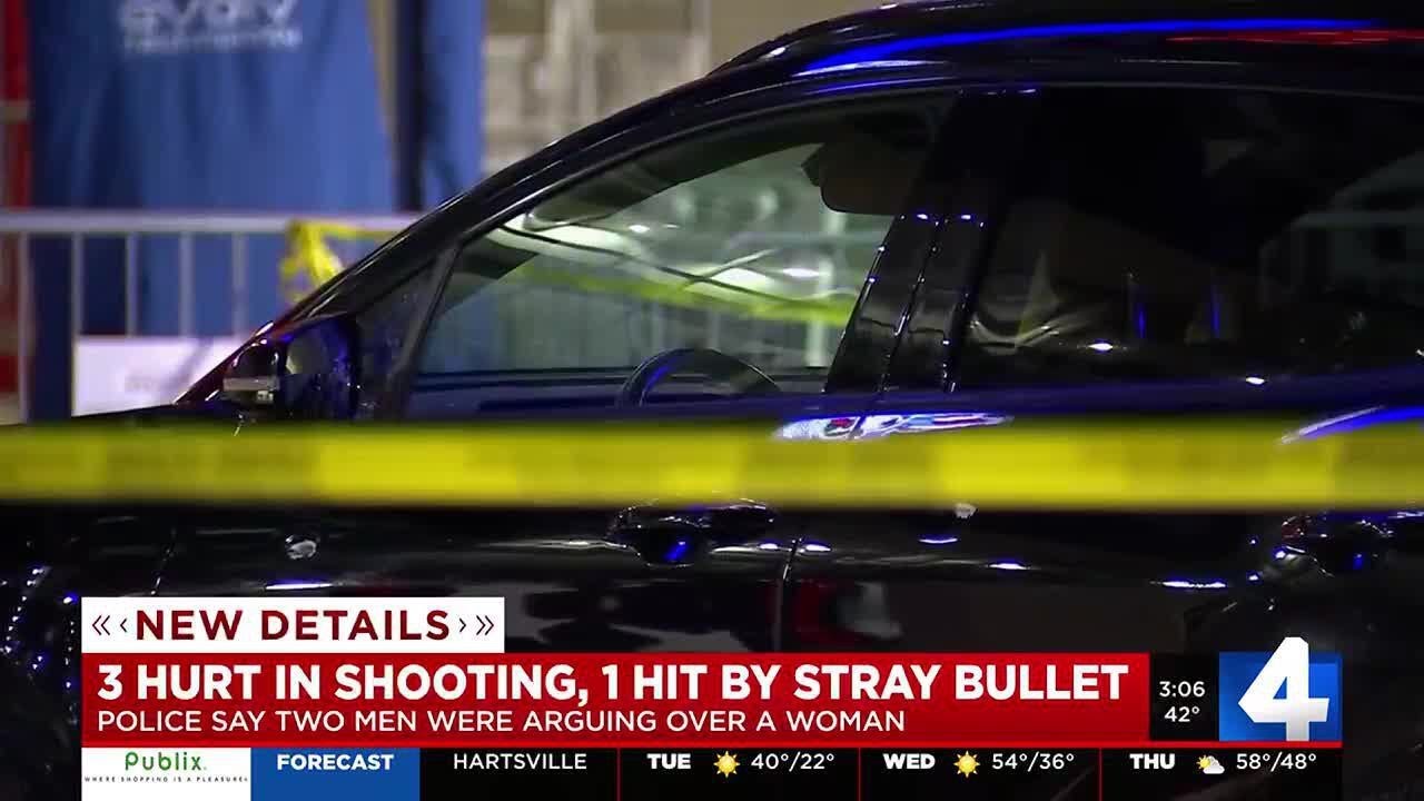 3 hurt in shooting, 1 hit by stray bullet: Police say two men were ...
