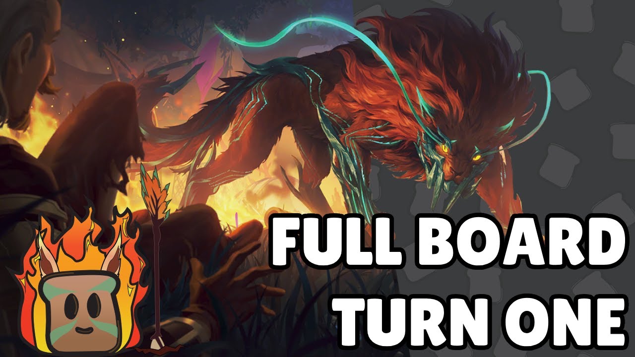 Full Board Turn One | Nidalee Build | Path of Champions - YouTube