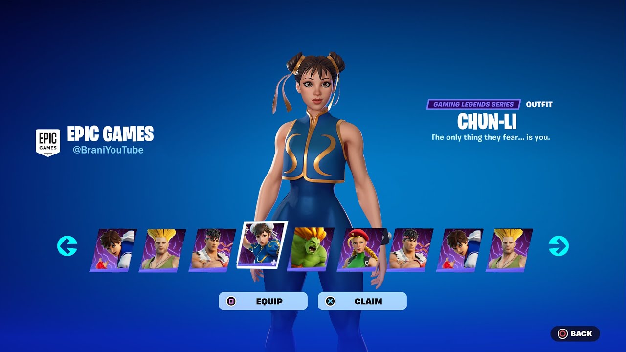 STREET FIGHTER SKINS RETURN RELEASE DATE IN FORTNITE ITEM SHOP 2024 ...