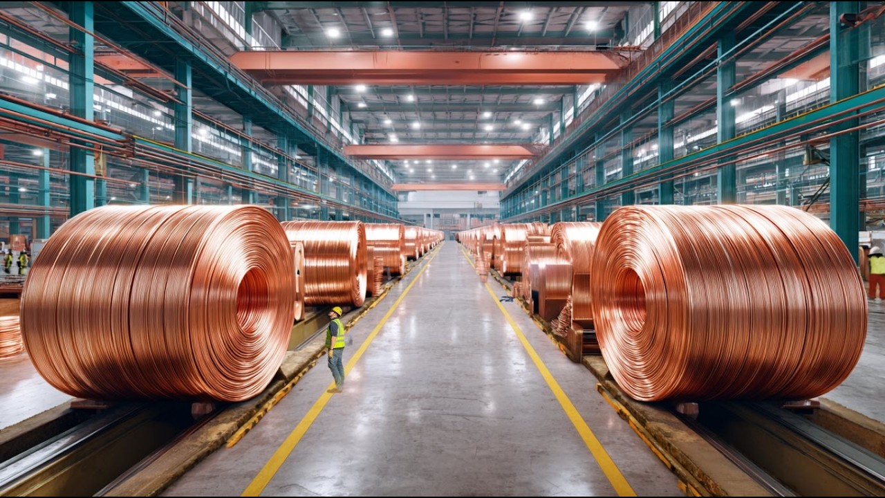 How Large Electrical Cables & Wire Are Made. Mass Production Process In ...