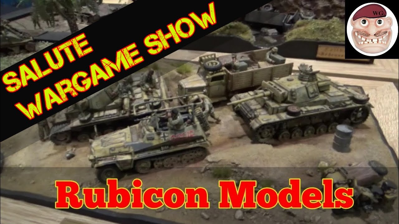 Salute wargame show Rubicon Models - YouTube