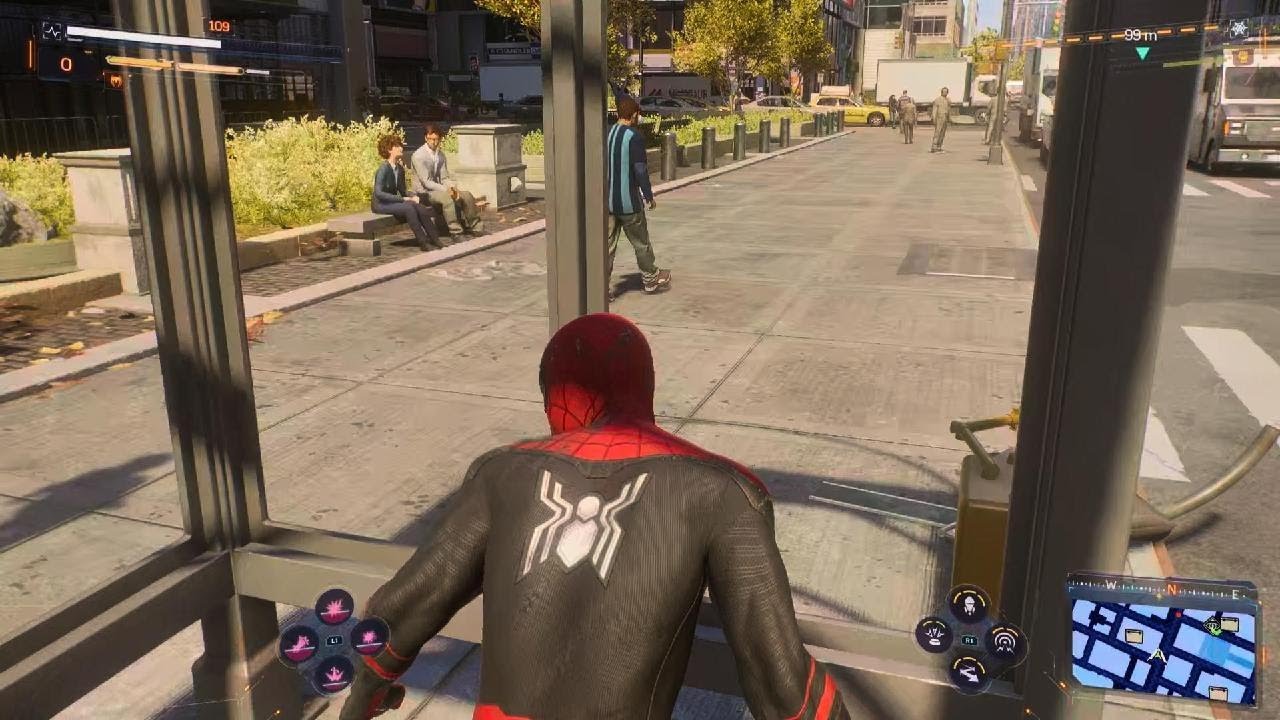 Marvel's Spider-Man 2 Bus Stop Glitch - YouTube