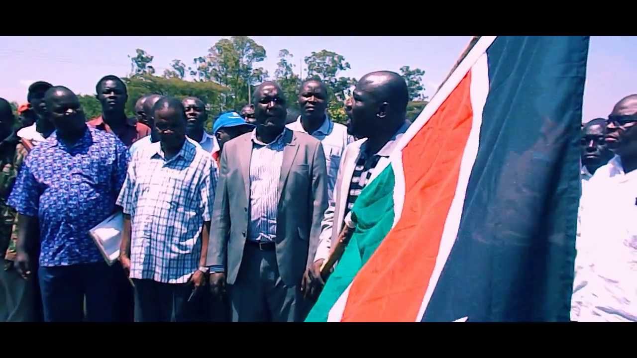 Hon James Onyango K'Oyoo Flags off Road Construction - YouTube