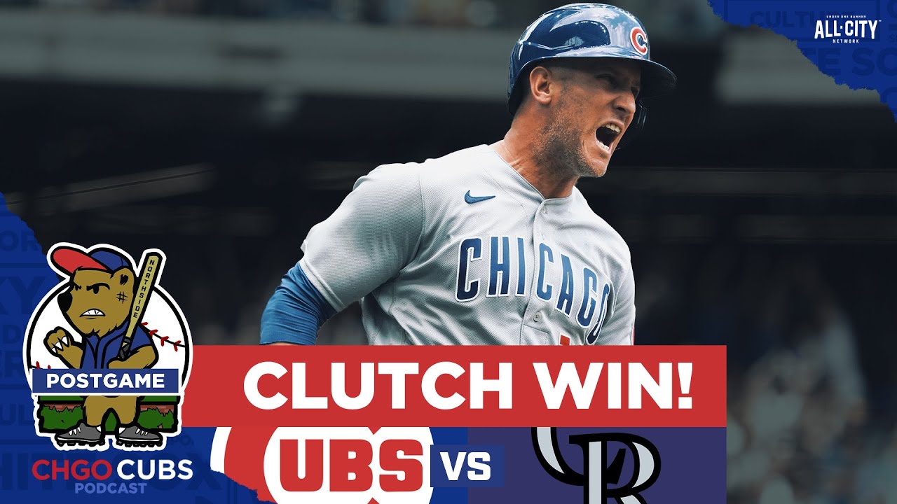 Yan Gomes' CLUTCH knock leads Chicago Cubs to big win in Colorado ...