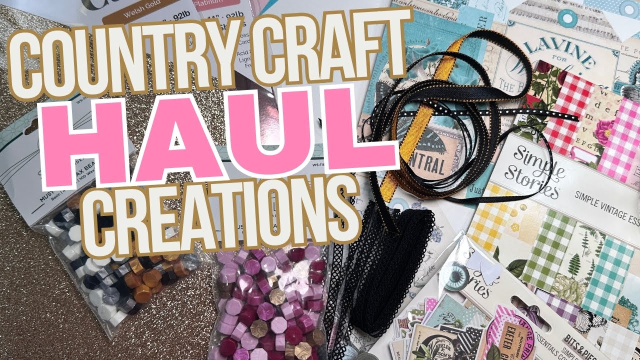 Country Craft Creations Haul | New Goodies in the Store - YouTube