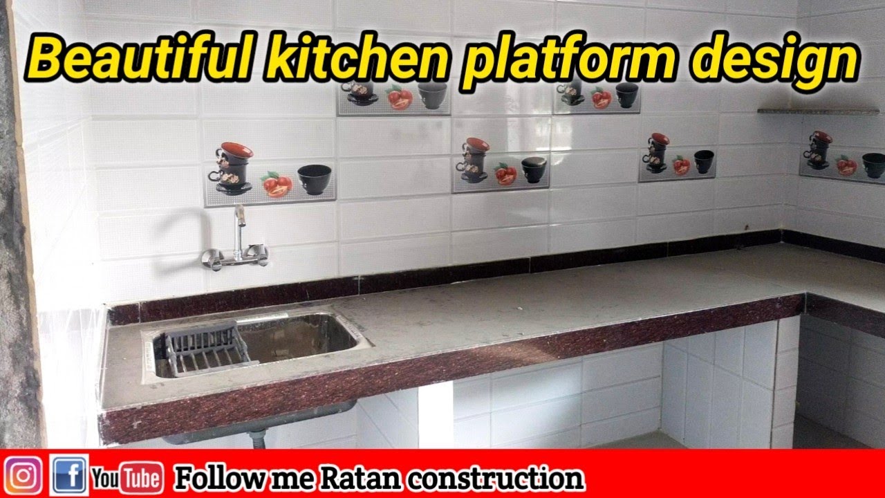 kitchen platform design ideas | kitchen stand | kitchen wall tiles ...