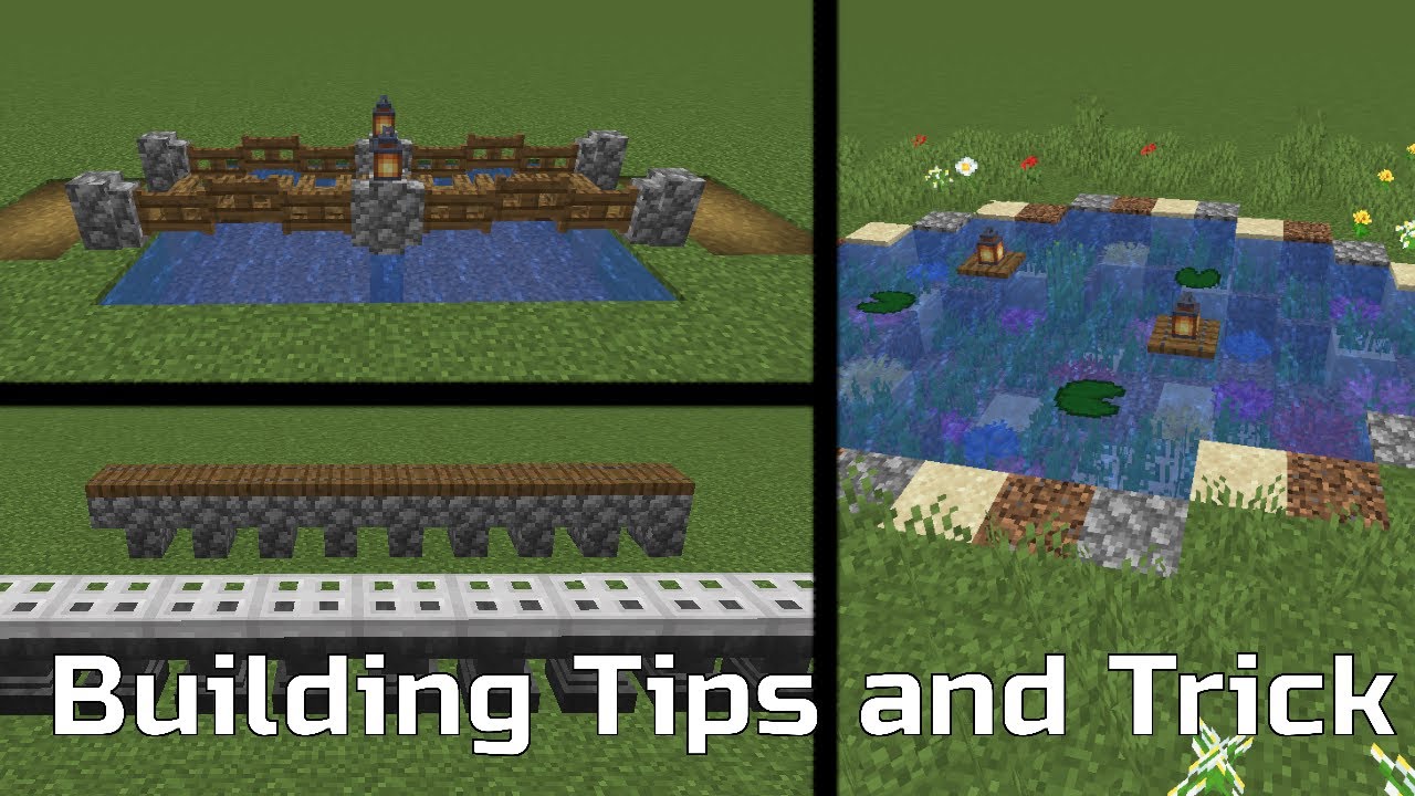 Building Tip and Tricks - 5 Decoration Designs - YouTube