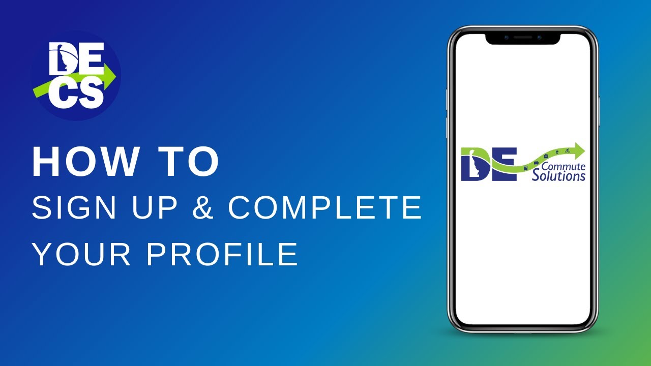 How To Sign Up & Complete Your Profile - YouTube