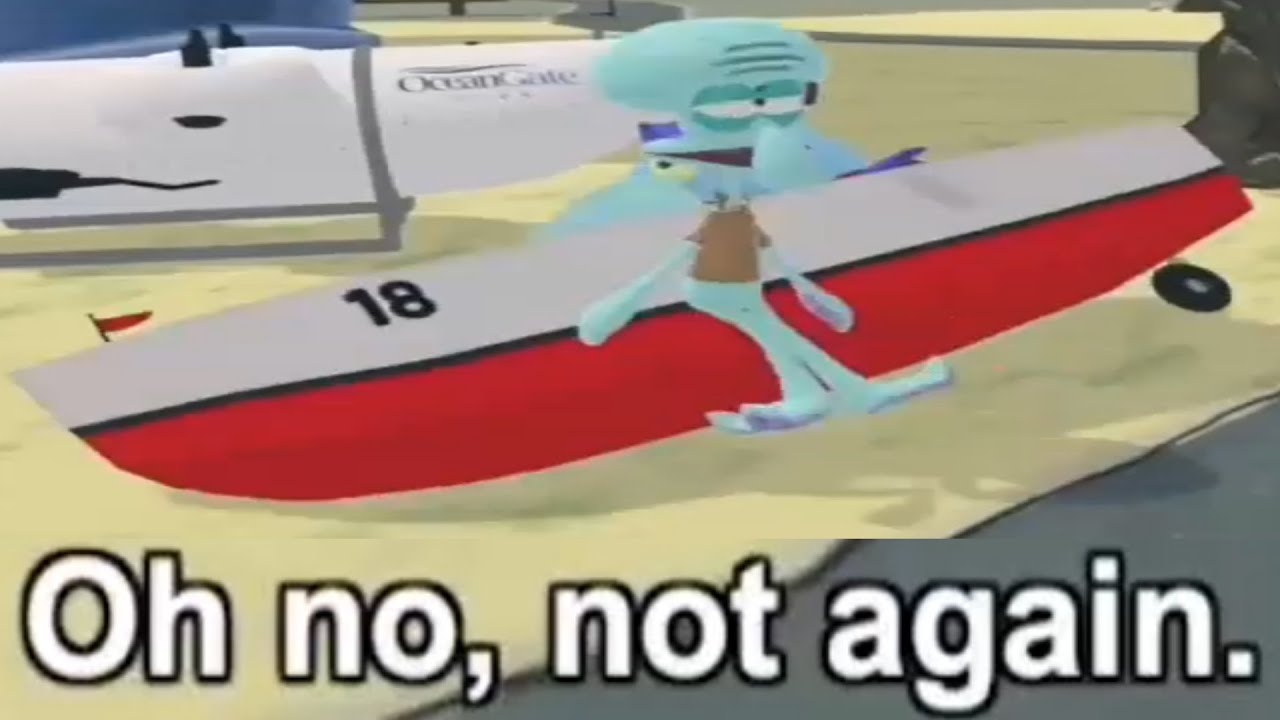 OH NO, NOT AGAIN! (AI Sponge Clip) - YouTube