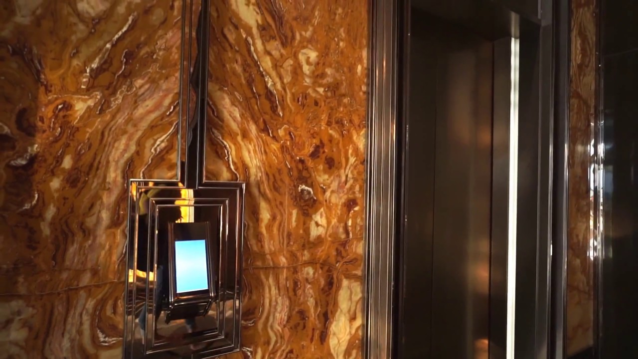 Hong Kong, Kowloon, The Ritz-Carlton, 103 floors Schindler elevator ...