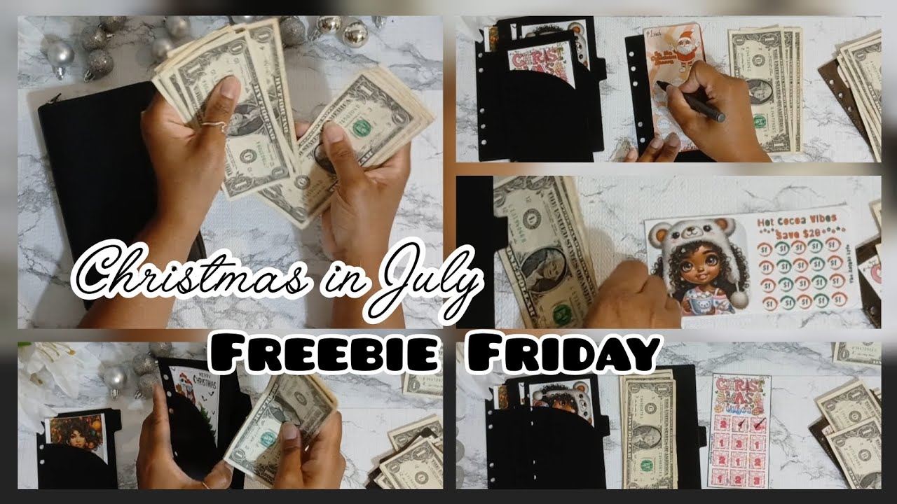 Freebie Friday | Christmas in July 🎄 | Savings Challenge Cash Stuffing ...