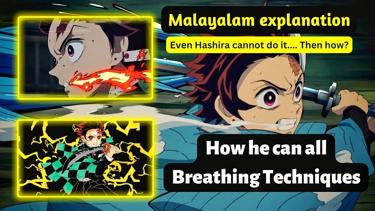 Why Tanjiro can use all Breathing Techniques | Malayalam explanation ...