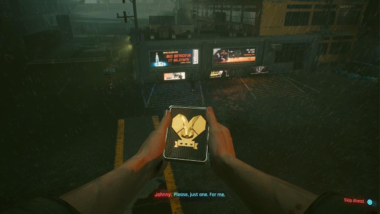 Cyberpunk 2077 What happens when you let Johnny smoke - YouTube