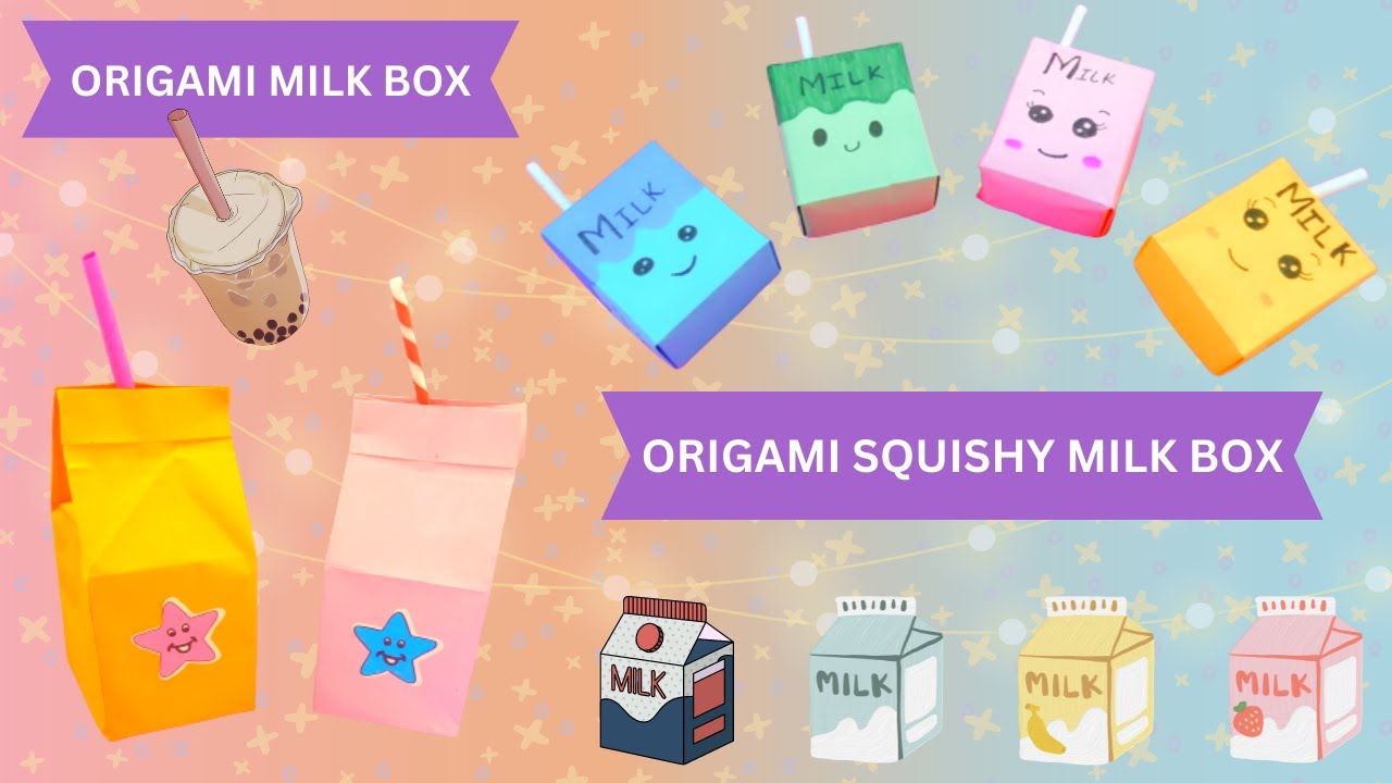 Milk Carton Tutorial – Paper Squishy - How to Make Paper Squishy ...