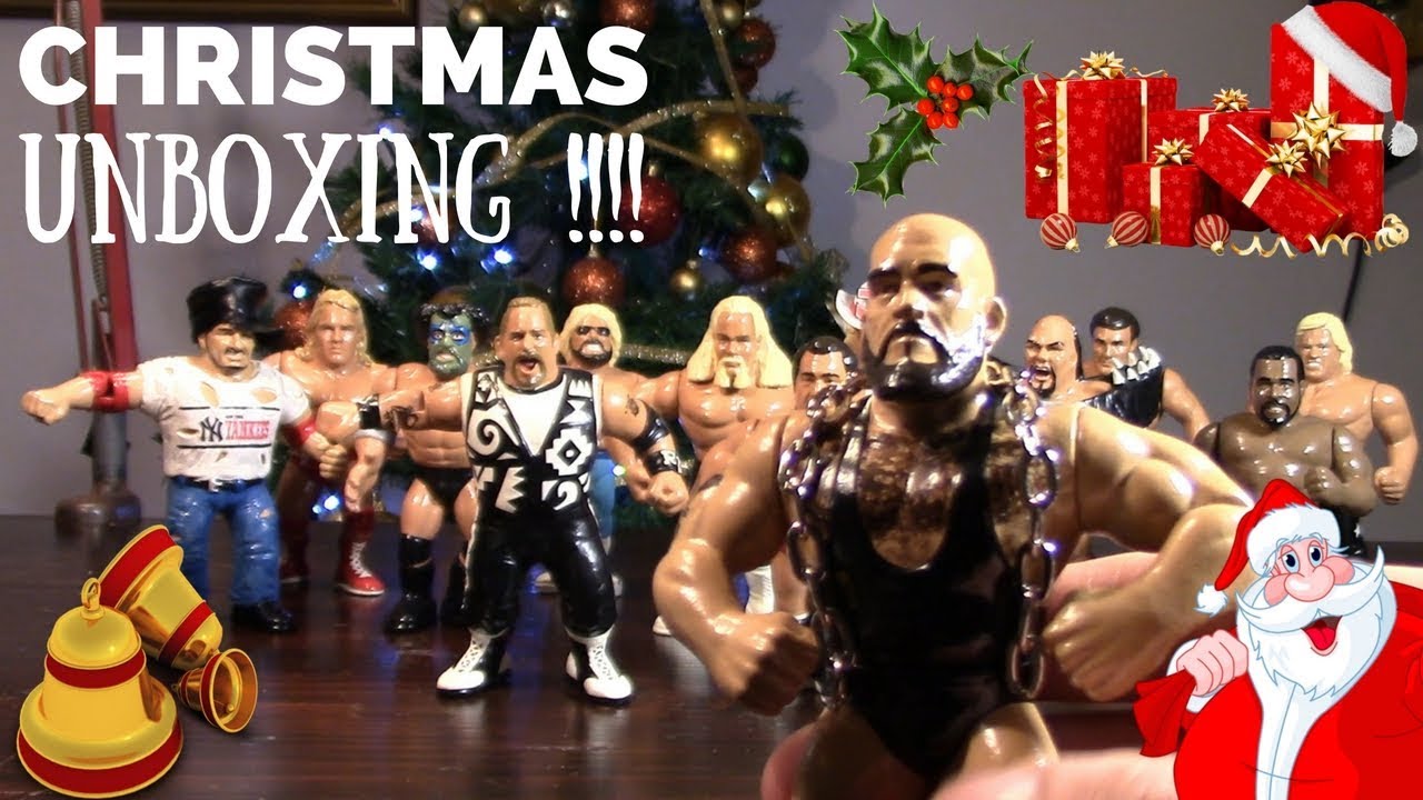 Unboxing Huge Christmas Present - Unboxing WWF Hasbro Custom Wrestling ...