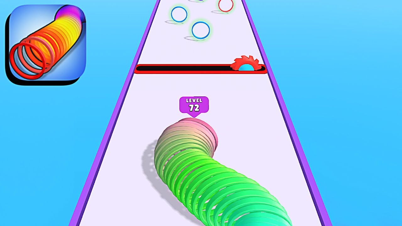 Circle Stack Run - All Levels Gameplay Android,ios (Part 2) - YouTube