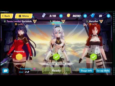 【Honkai Impact 3】Knight Moonbeam test ( AoE to its finest ) - YouTube