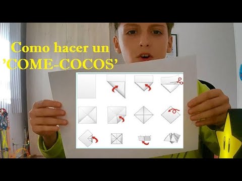 TUTORIAL ORIGAMI Como hacer un COMECOCOS - YouTube