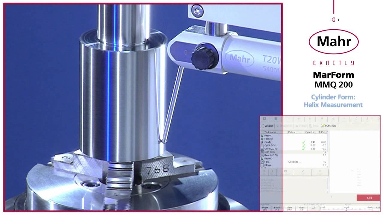 MAHR MarForm MMQ 200 Kompakt Silindiriklik Ölçme Makinası - YouTube
