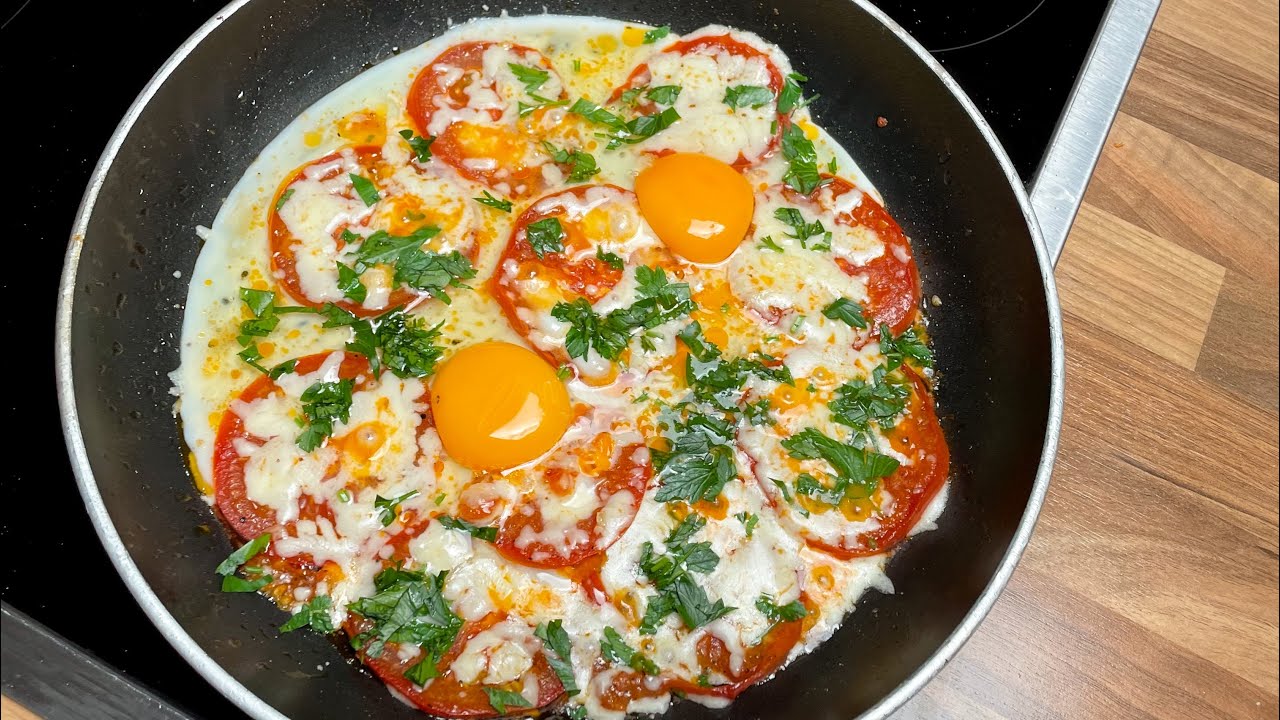 Hast du Tomate und Eier zu Hause?Preiswertes und leckeres Rezept! - YouTube