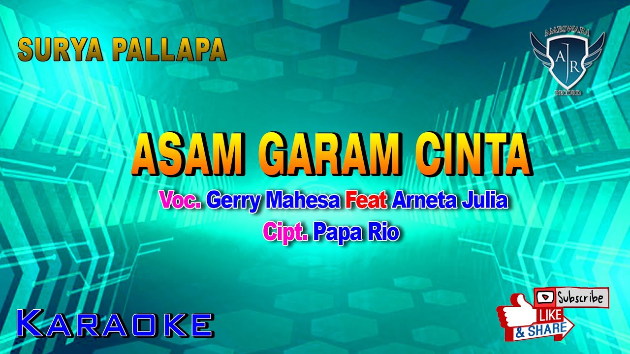 Gery Mahesa Feat Arneta Julia - Asam Garam Cinta | Dangdut (Official ...