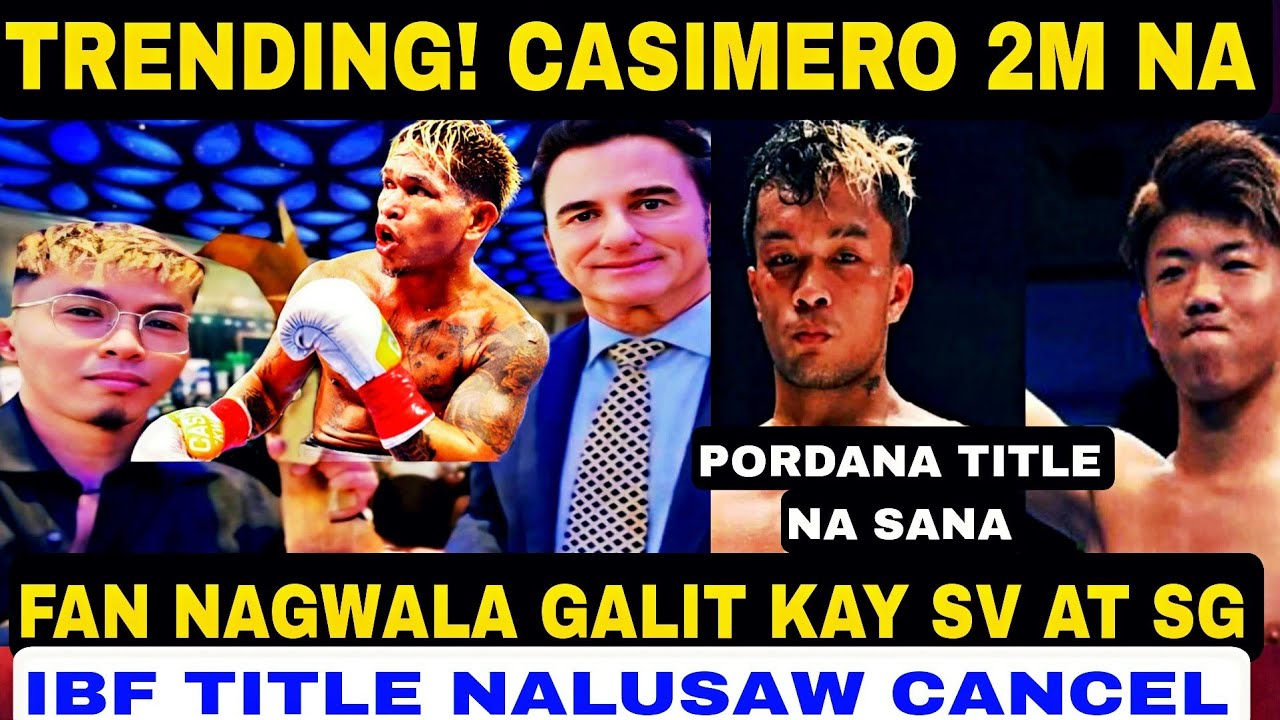 VIRAL ! CASIMERO 2MILLION NA FAN NAGWALA AT TITULO NA SANA PERO ...