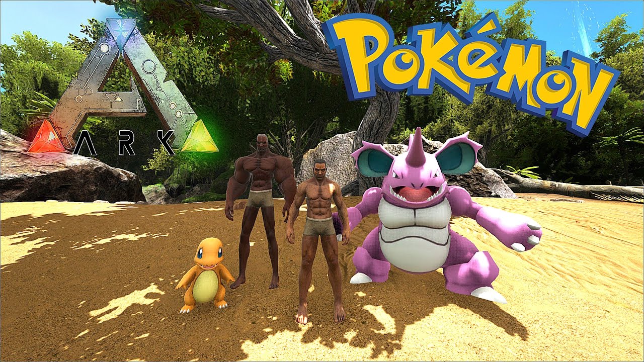 ARK E POKEMON JUNTOS?!?! Ta muito bem feito!!! ft Bacons Extreme - ARK ...