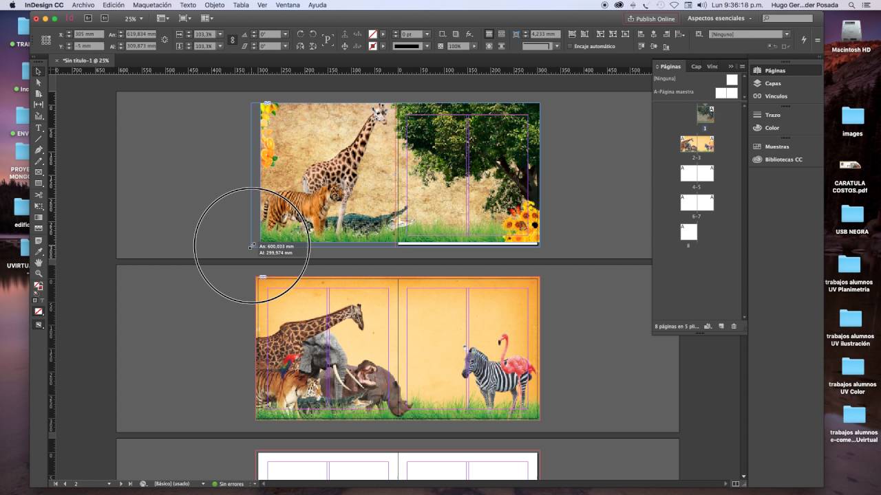 construir el documento en Indesign para el cuento ilustrado - YouTube