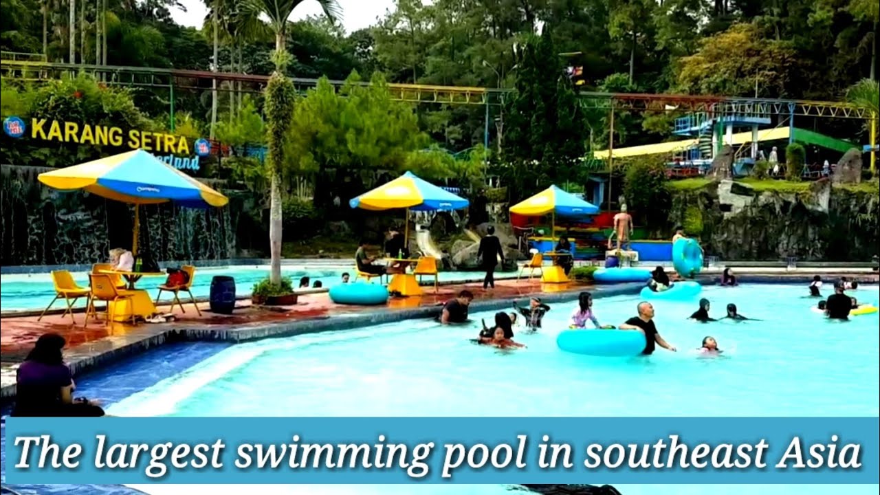 Kolam renang yang pertama ada di Bandung|Karang setra waterland - YouTube