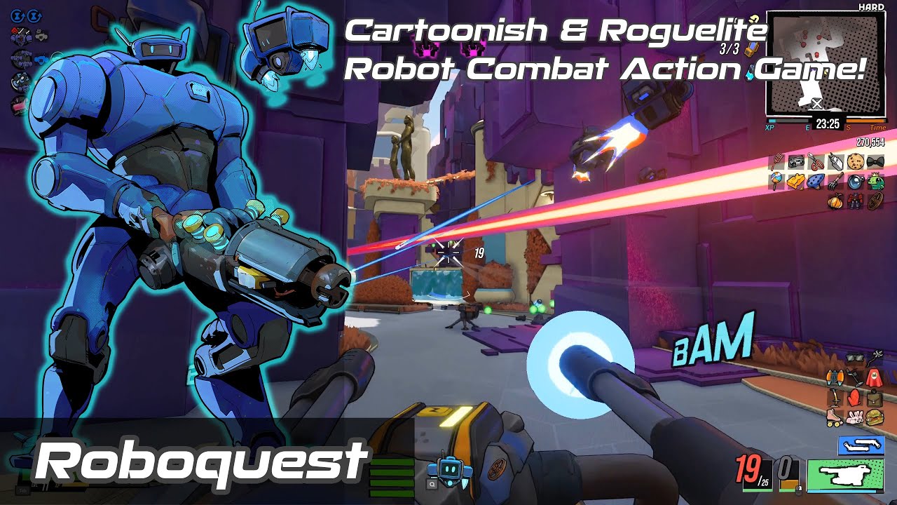 Roboquest | Playing Engineer after update! | Roguelike | Max Graphics ...