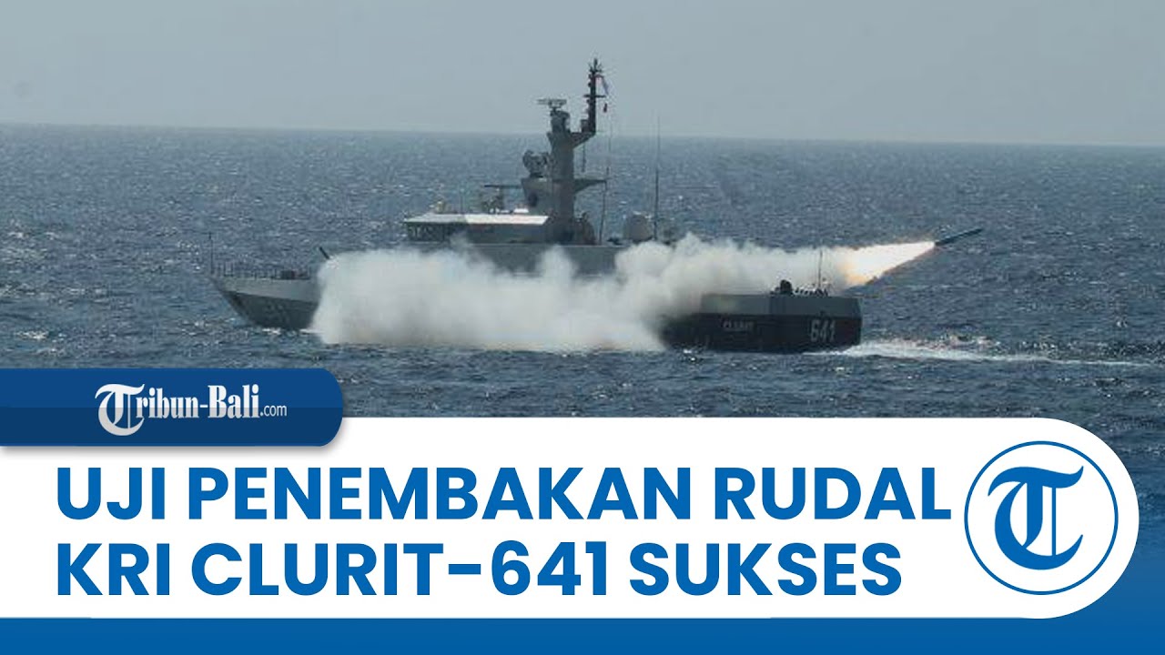 Kecanggihan Kapal Perang TNI AL, KRI Clurit-641 Uji Penembakan Meriam ...
