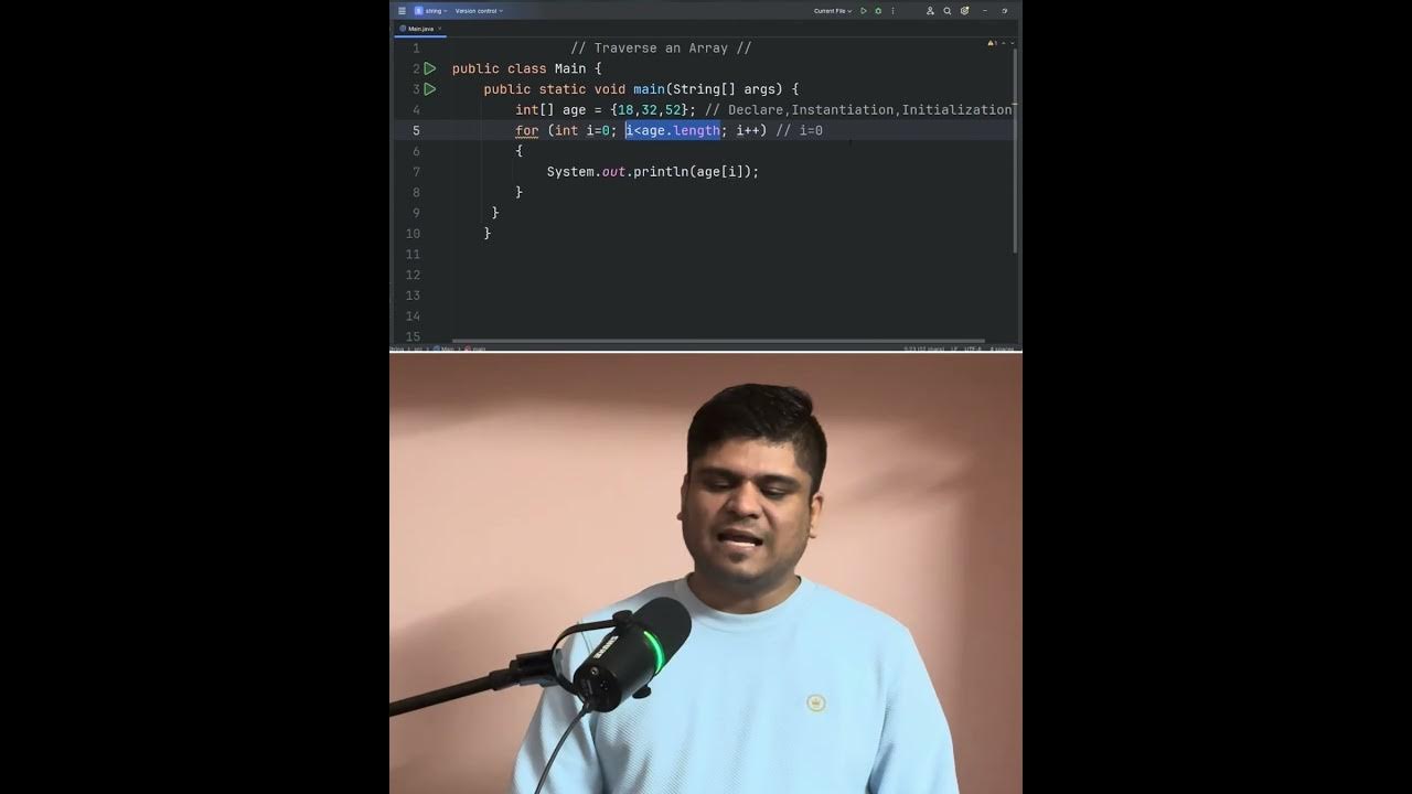 Traverse An Array || Arrays in Java - YouTube