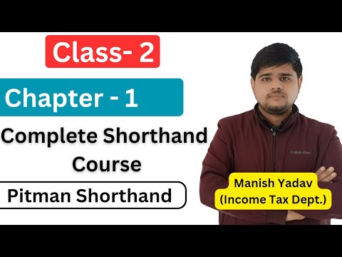 Shorthand class - 2 | Complete shorthand series| Stenoshala | - YouTube