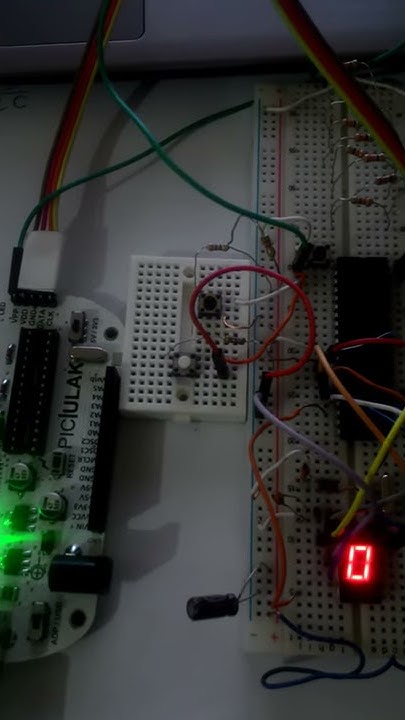 7 segment display driving pic 16f877a assembly - YouTube