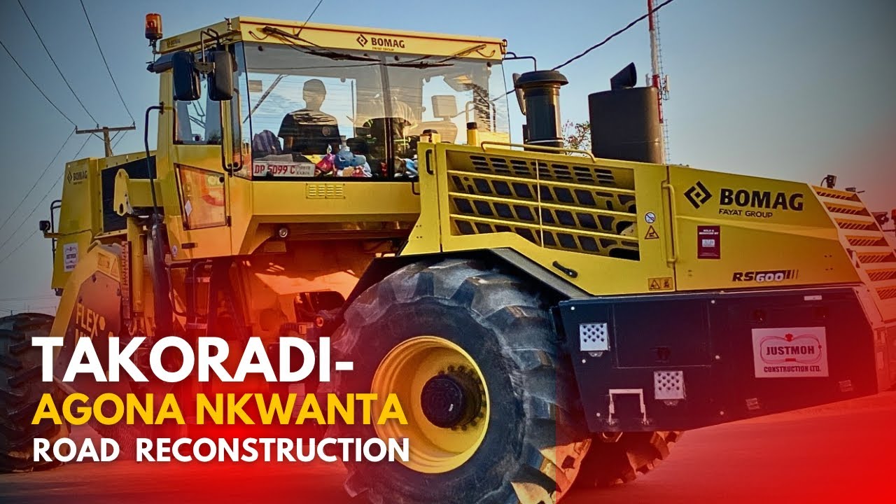 Progress Of Work On The $70m Ongoing Takoradi To Agona Nkwanta 34Km ...