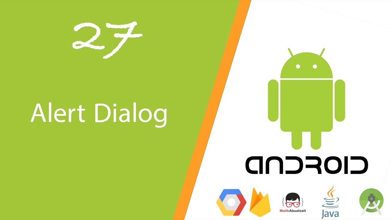 27.Alert Dialog | Android - YouTube