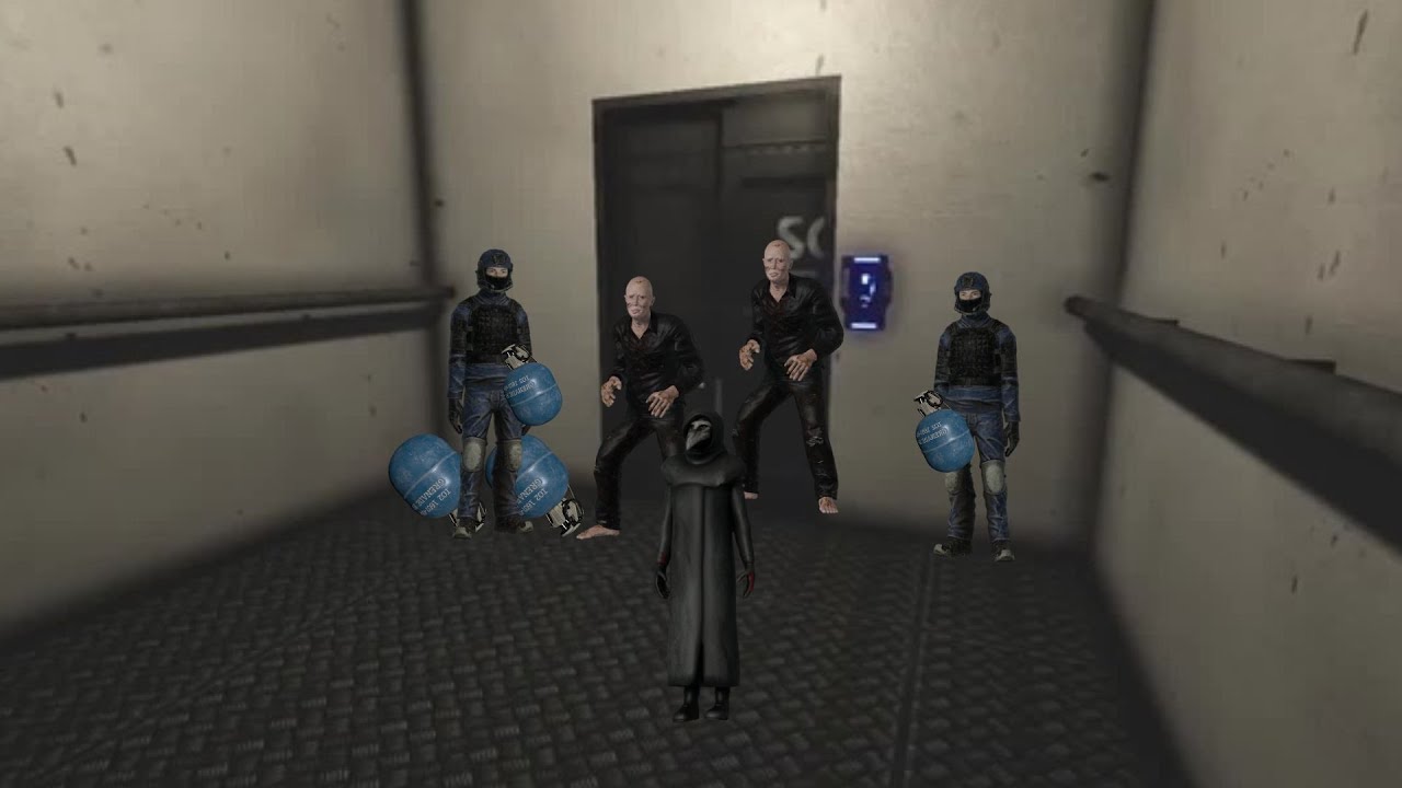 SCP SL Getting An Elevator Trap Done Against SCP-049 And 2 Zombies ...