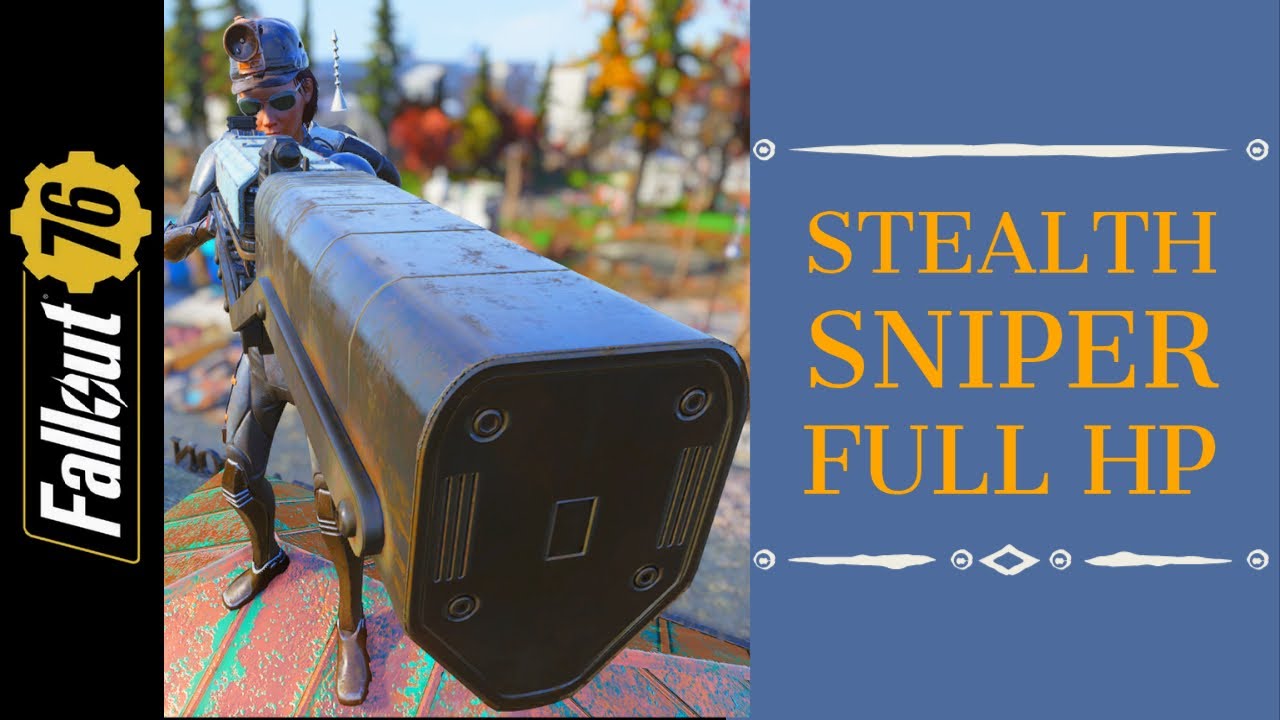 STEALTH SNIPER - Full Health Character Build - Fallout 76 OneWasteland ...
