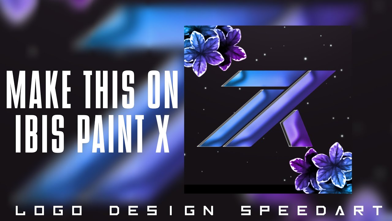 Logo Design Speed Art | Mettalic Logo | Ibis Paint X - YouTube